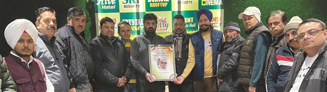 KANTI BHARDWAJ MEMORIAL AWARD GIVEN TO HIS SON